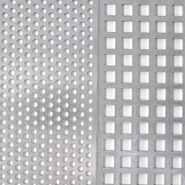 Chapa Perforada Mate en Acero Inoxidable A-304 2000x1000x1,5