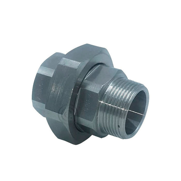 Tuerca Unión de Acero Inoxidable 316 con rosca Macho / Hembra Junta Có