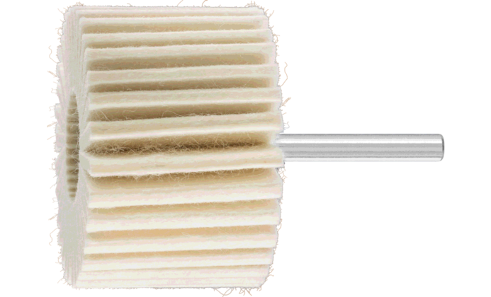 Abanico de fieltro con mango FLS 6040/6 H dura