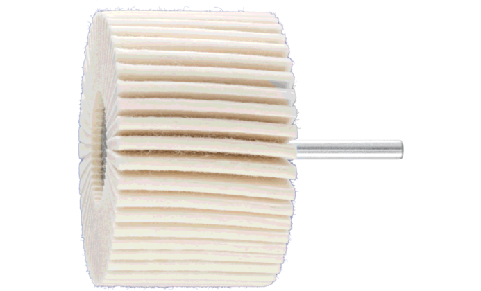 Abanico de fieltro con mango FLS 5030/6 W blanda